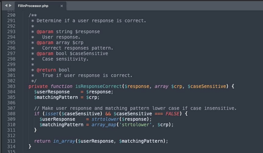 Argument #2 ($crp) must be of type string, array given Drupal\opigno_h5p\TypeProcessors ...